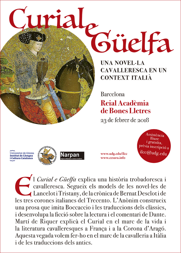 Jornada Internacional "Curial e Güelfa: Una novel·la cavalleresca en un ...